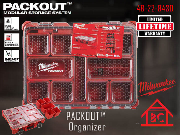 MILWAUKEE PACKOUT™ Organizer (48-22-8430) | Lazada
