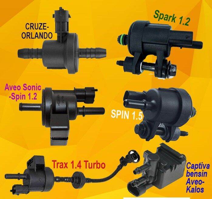 Canister Purge Valve Chevrolet Chevy-Cruze-Sonic-Trax-Spin - Captiva ...