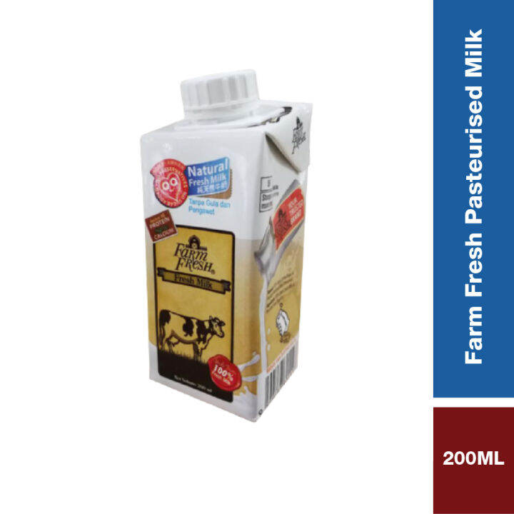 Farm Fresh Pasteurised Milk 200ml | Lazada