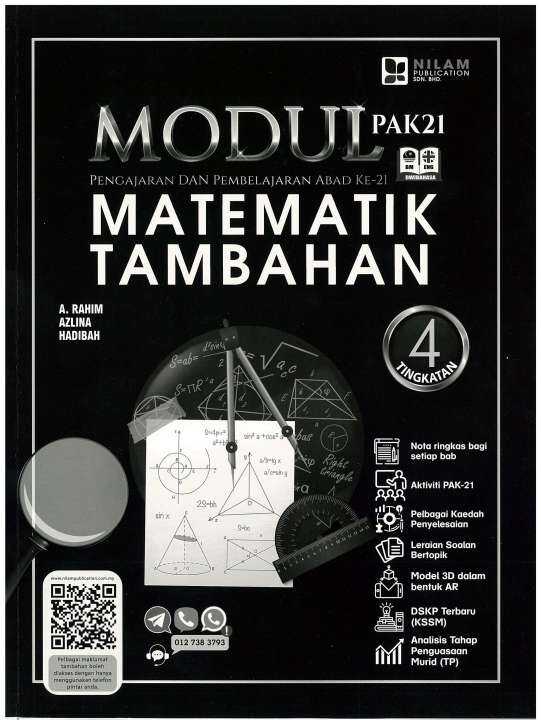 MODUL PAK 21 ADDITIONAL MATHEMATICS FORM 4 ( BILINGUAL ) | KSSM | 2021 ...