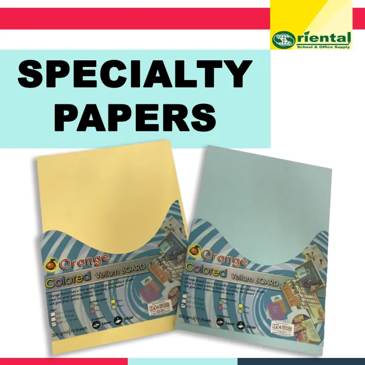 1 pack Colored Specialty Paper Vellum Board A4 Size Colored Thick Art ...