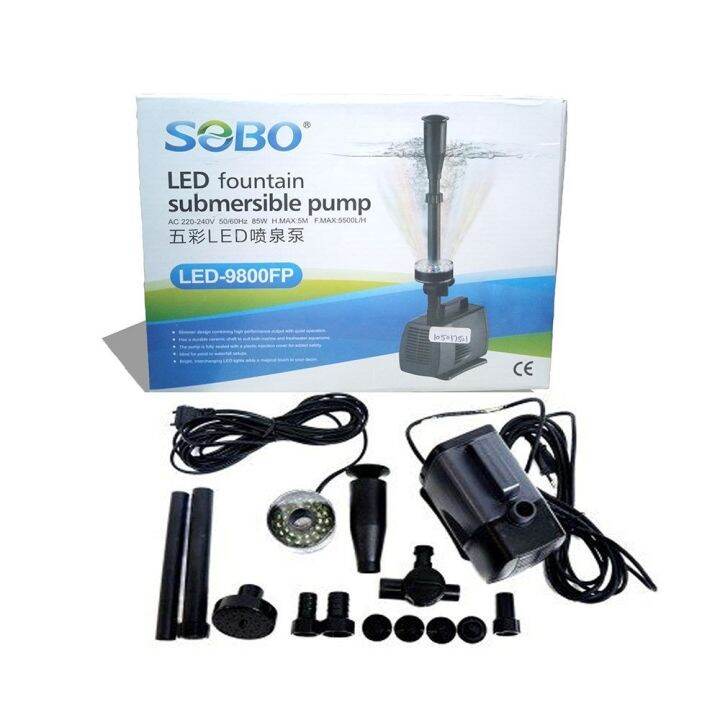 SOBO LED Fountain Submersible Pump | Lazada