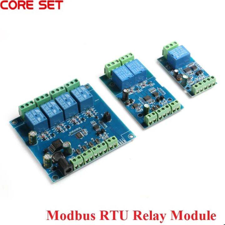 Modbus RTU Relay Module 1 2 4 Channel 7-24V RS485 TTL UART Output 12V ...
