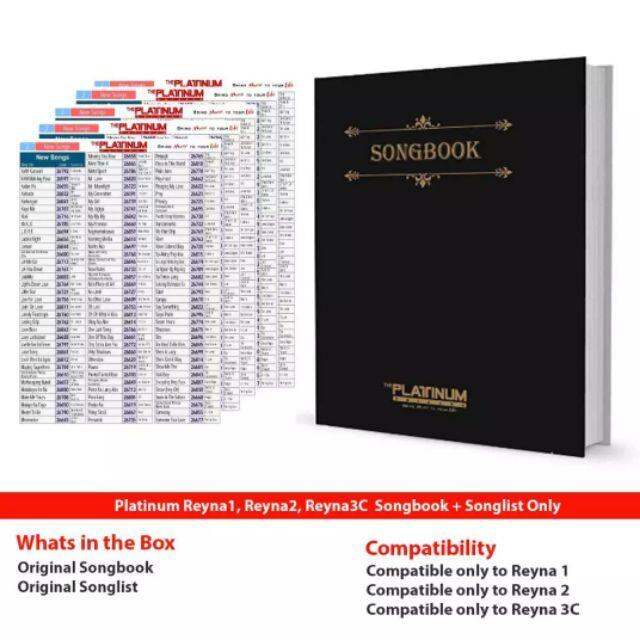 The Platinum Songbook with Update Full Songlist(ORIGINAL) | Lazada PH