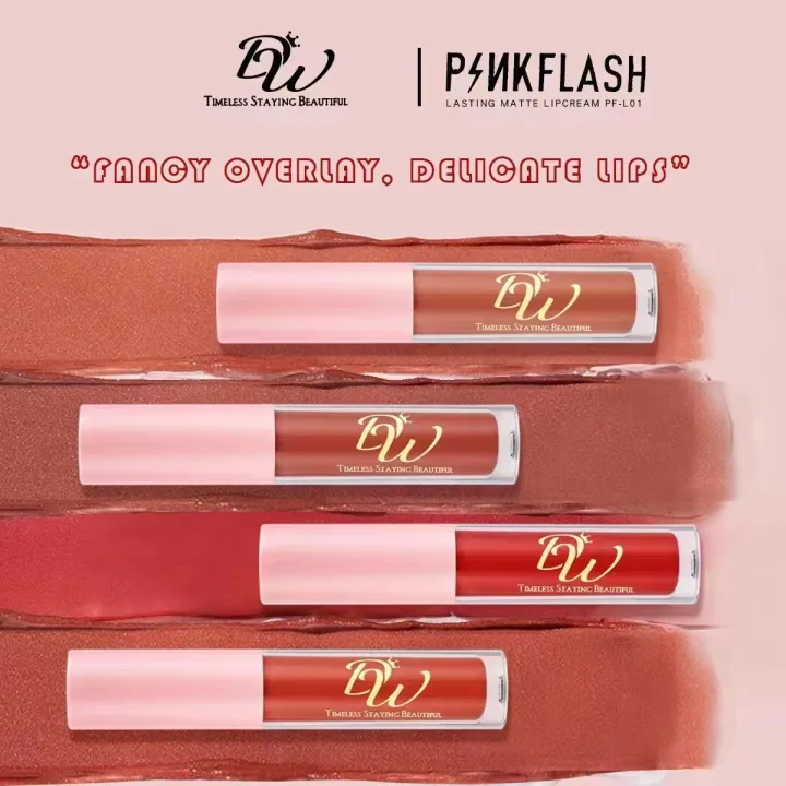 DW Pink Flash Lipcream Waterproof Lip Glaze | Lazada PH