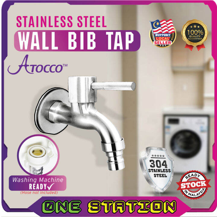 SUS304 Stainless Steel Washing Machine Bathroom Nozzle Tap Faucet Wall ...