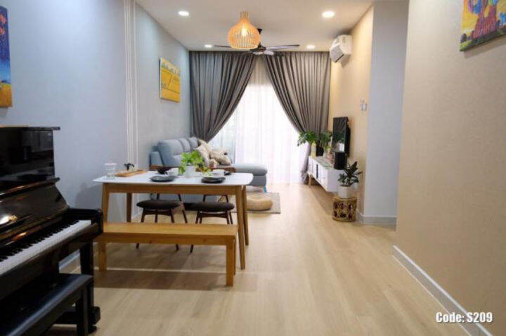 [VINYL FLOOR] SPC VINYL FLOORING S209 TAWNY OAK WATERPROOF SPC FLOORING WITH CLICK SYSTEM ...