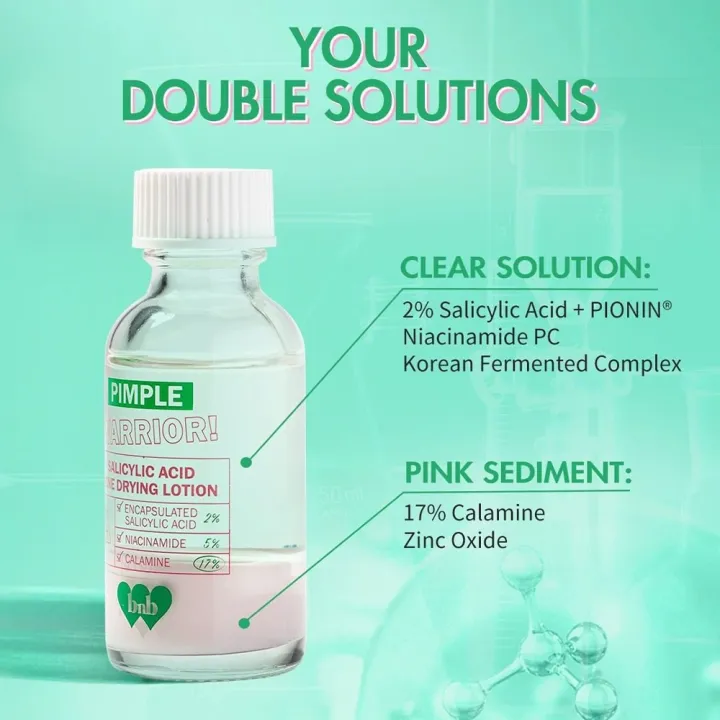 BNB barenbliss Pimple Warrior! Salicylic Acid Acne Drying Lotion - Acne ...