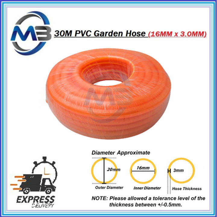 30M Orange Rubber Hose 3.0mm | Lazada