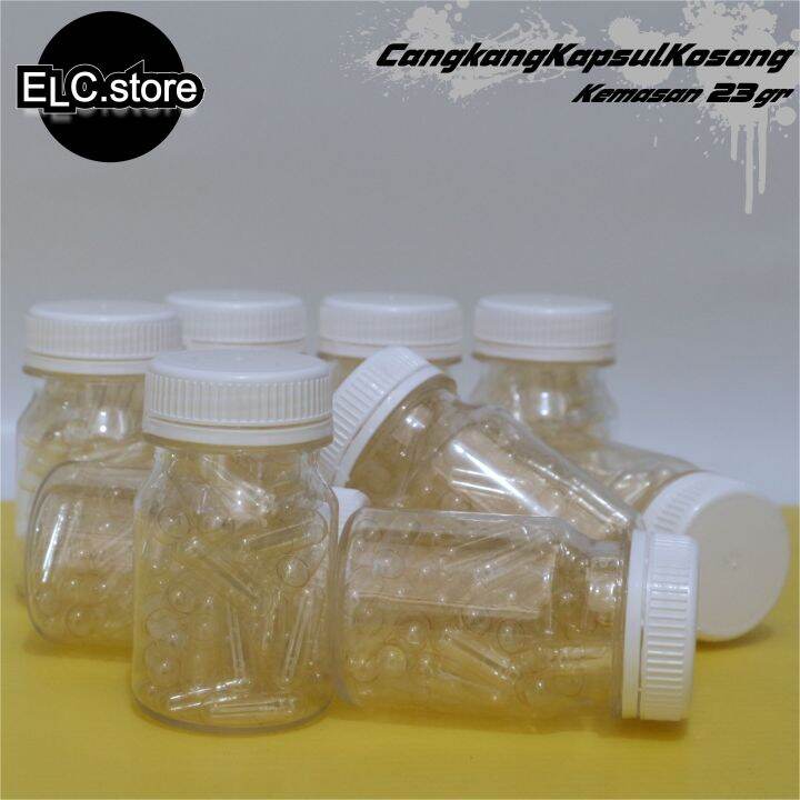 CAPSUGEL CANGKANG KAPSUL KOSONG HALAL GELATIN CAPSULES NATURAL SIZE 0 ...