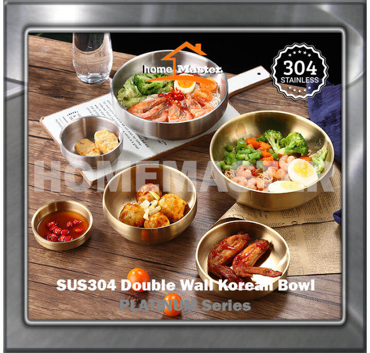 HomeMaster Korean Mangkok/Bowl Stainless/Besi Baja Tahan Karat SUS304 ...