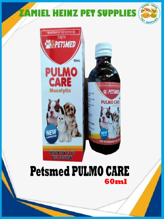 PETSMED Pulmo Care Mucolytic 60ml | Lazada PH