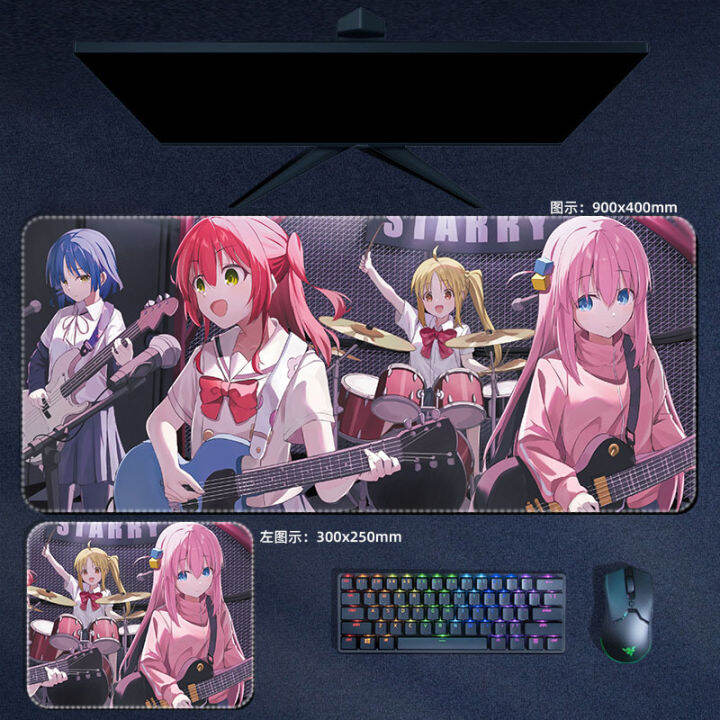 Anime Bocchi the Rock! Mouse Pad Gotou Ryou Nijika kuyo Hitori Mousepad ...