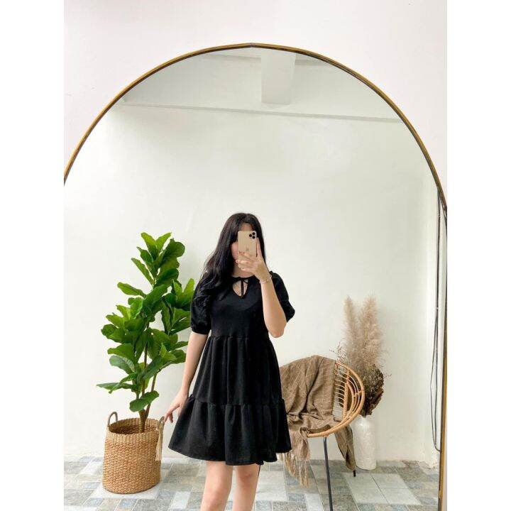 Naomi Baby Doll Puff Sleeve Dress | Lazada PH