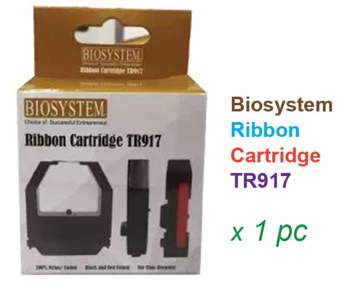 Biosystem Ribbon Cartridge TIME RECORDER PUNCH CARD MACHINE INK RIBBON ...