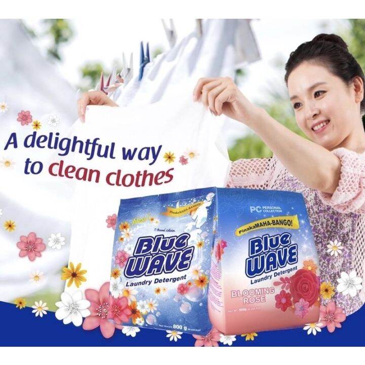 Blue Wave Powder Laundry Detergent 800g | Lazada PH