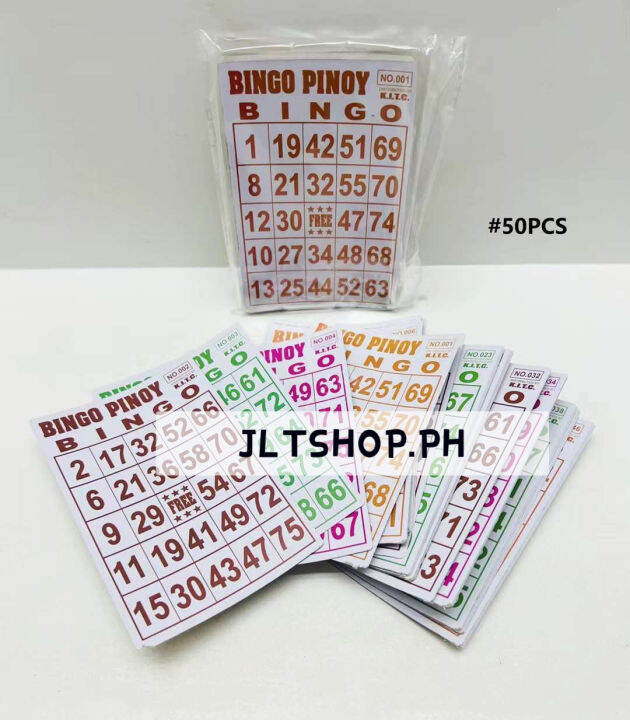 JOYL Classic Pinoy Bingo Game Cards | Lazada PH