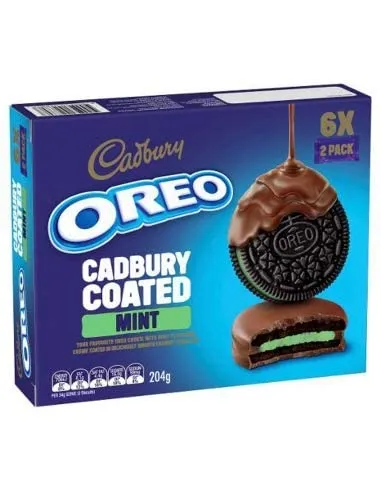 Oreo Cadbury Dunked Mint Chocolate Cookies 204g | Lazada PH