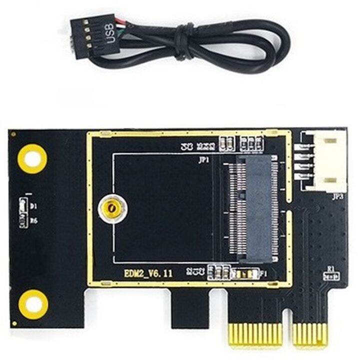 NGFF M.2 to PCIE Wireless Network Card Adapter Card Supports 7260 8265 ...