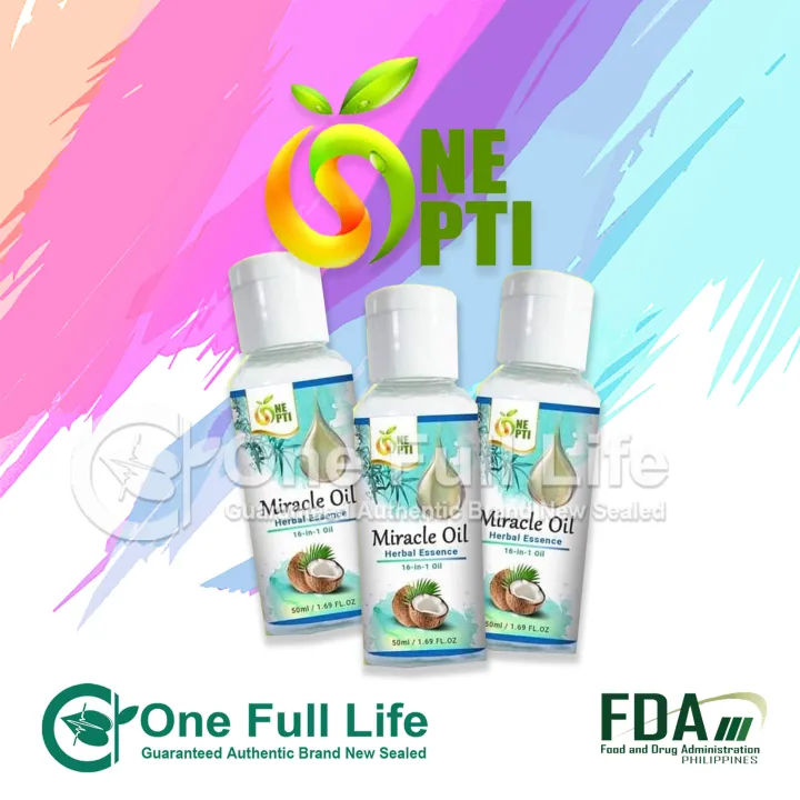 Original One Opti Miracle Oil 50ml x 3 BOTTLES | Lazada PH