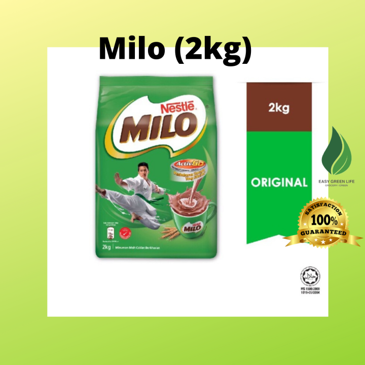 Nestle Milo Active-Go Chocolate Malt Powder Softpack (2kg) | Lazada