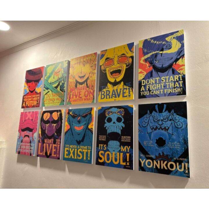 One Piece Anime Wall Decor On Sintra Board A4 Size 2D Type | Lazada PH