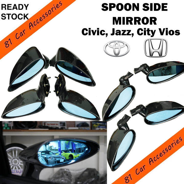 [81] Spoon Side mirror Vios Keli / Vios Dugong / Civic FD / Jazz GK ...