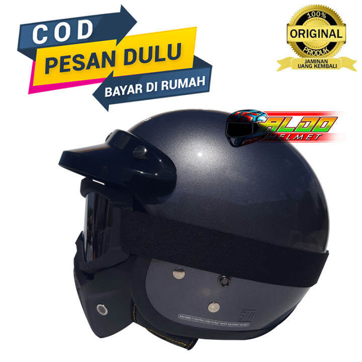 Helm Cargloss Original Packing Pake Dus !!!! Helm Cargloss Retro ...