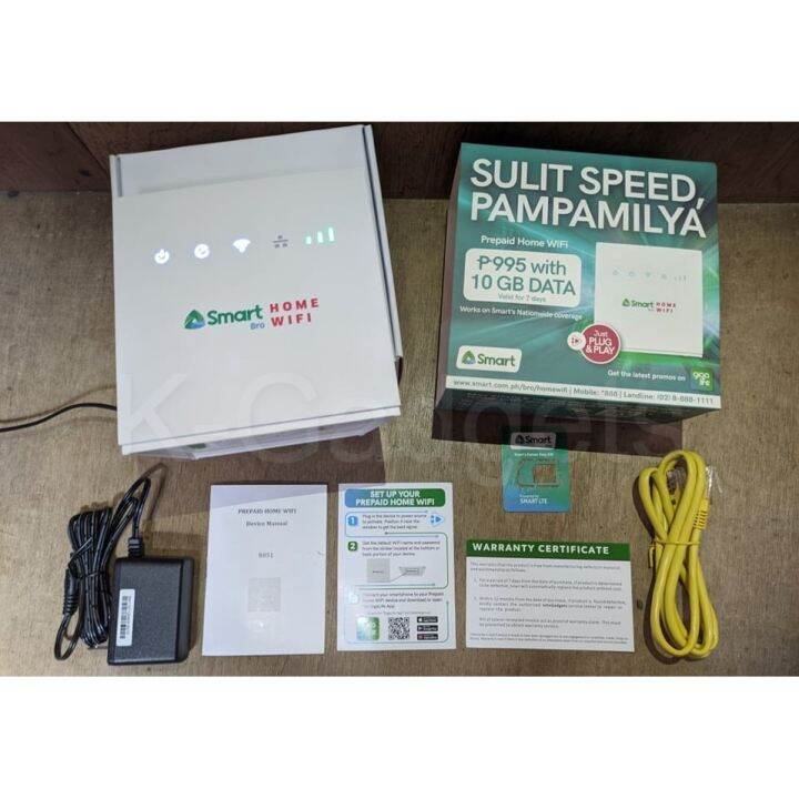 PLDT / SMARTBRO Home Prepaid Wifi - with 10GB for 7days / Bootseven R051 // BANDLOCKING ...