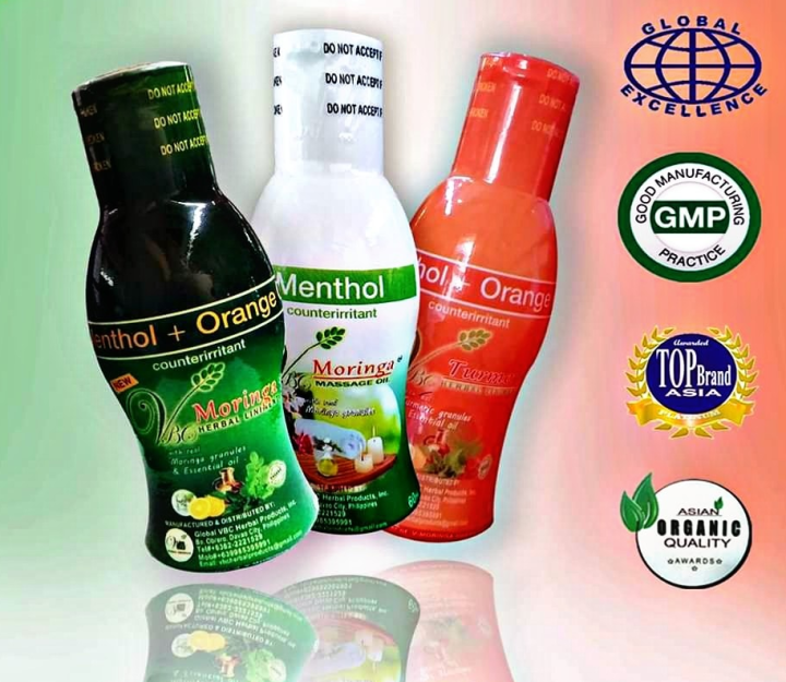 VMORINGA Liniment Herbal Oil MENTHOL MASSAGE TURMERIC HERBAL LINIMENT ...