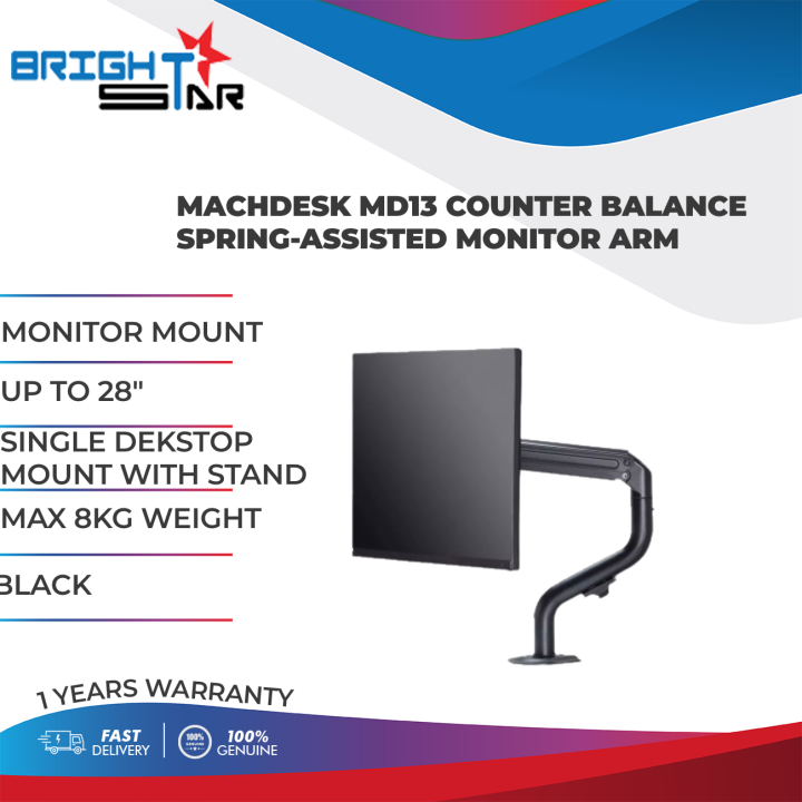 MONITOR MOUNT / MACHDESK MD13 COUNTER BALANCE SPRING-ASSISTED MONITOR ...