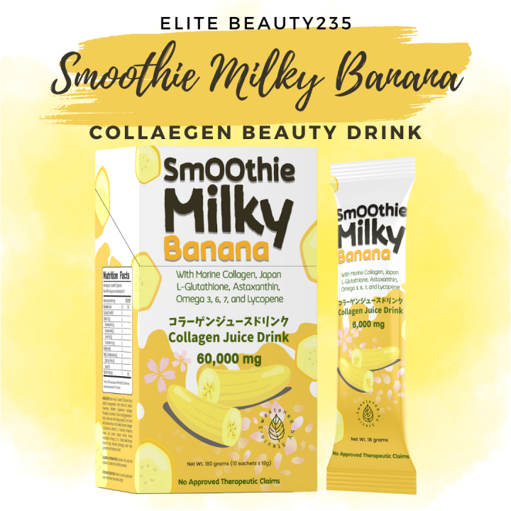 ORIGINAL Smoothie Milky Banana - Collagen Juice Drink [60,000mg ...