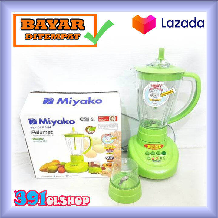 MIYAKO BLENDER BL 151 PF-AP 2 in 1 Kapasitas Jumbo 1,5 Liter | Lazada Indonesia