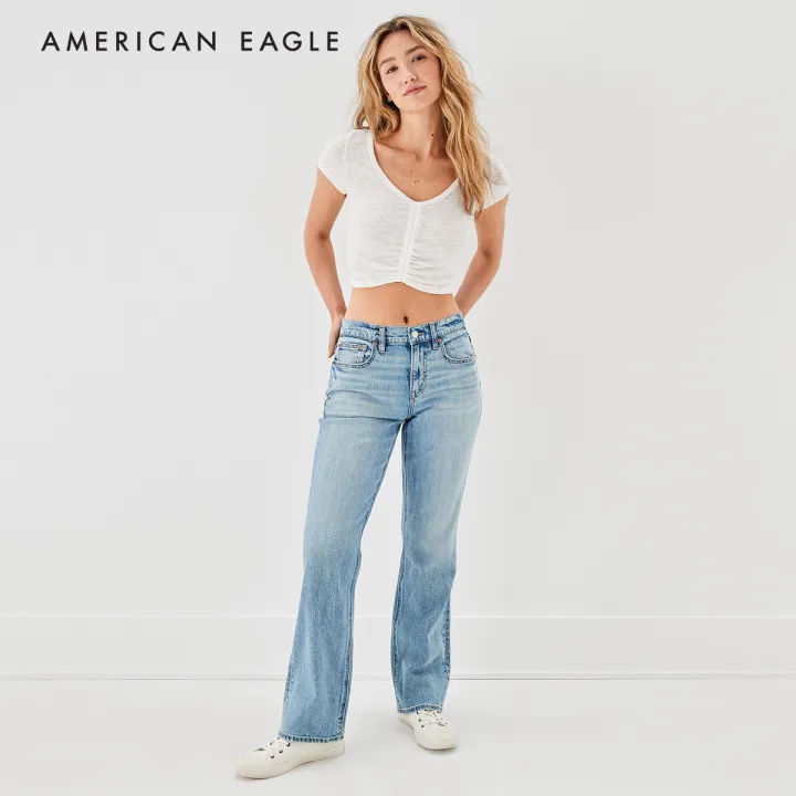 American Eagle 90's Bootcut Jean กางเกง ยีนส์ ผู้หญิง บูทคัท( WJWI 043 ...