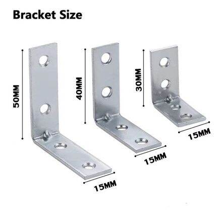 Metal Corner Brace / L shape sturdy steel bracket for wood wall support ...