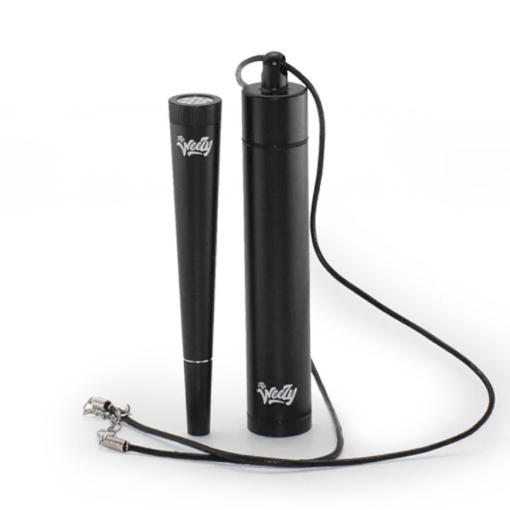 The Weezy Travel Tube - Black หลอดบรรจุกระบอกสูบสมุนไพรแบบพกพาเดินทาง ...