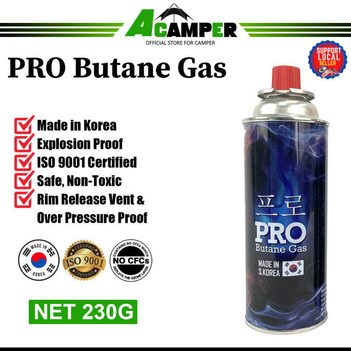 BUTANE GAS CARTRIDGE PORTABLE BUTANE GAS STOVE OUTDOOR CAMPING 230G ...