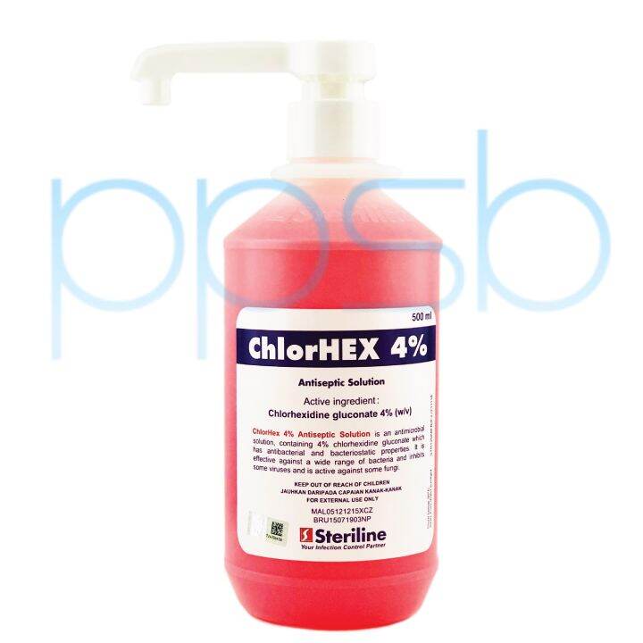 ChlorHEX 4% Antiseptic Solution 500ml | Lazada