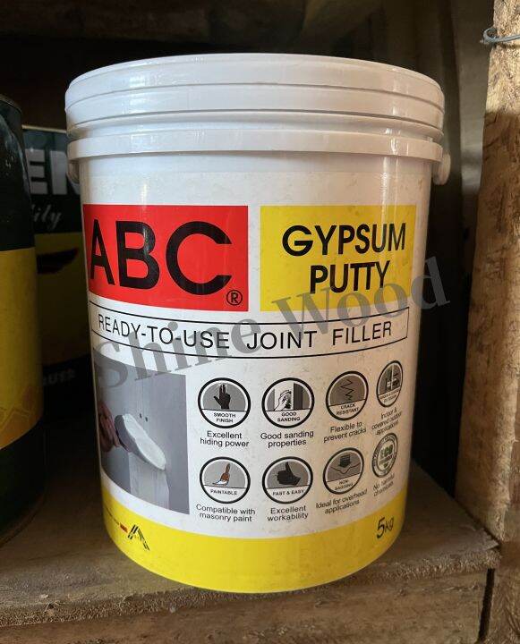 S.W ABC Gypsum Putty Ready-to-Used Joint Filler 5KG #226 | Lazada PH