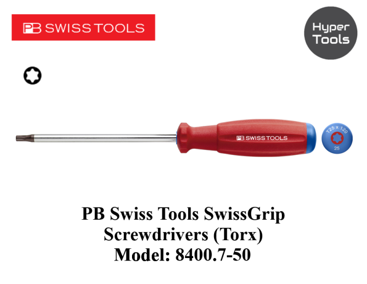 PB Swiss Tools SwissGrip Screwdrivers (Torx) (Model: PB 8400 Series) | Lazada