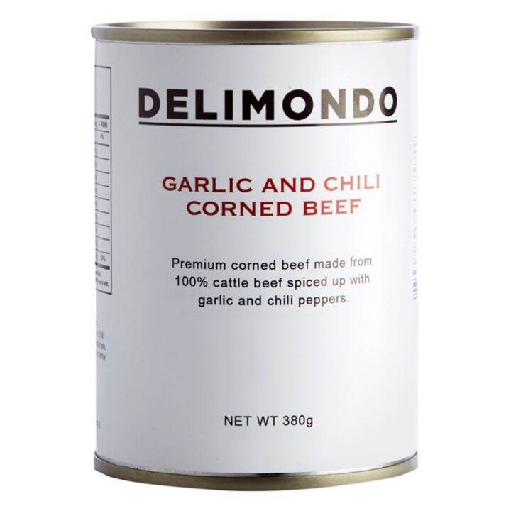 Delimondo Garlic Chili Corned Beef 380g | Lazada PH
