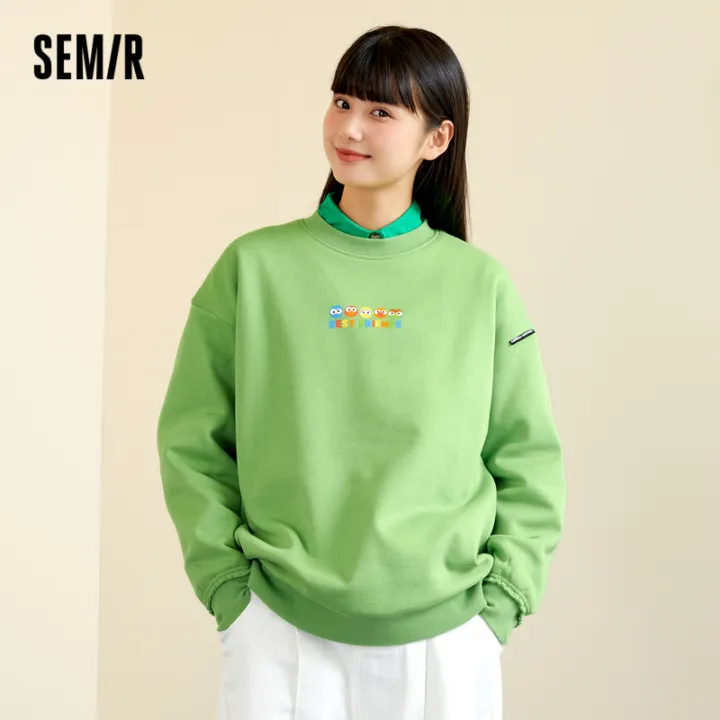 Semir ผู้หญิงเสื้อยืดอาทิตย์ผ้าไหมการจัดเก็บความร้อนหลวมตุ๊กตา2022ฤดูหนาวใหม่การ์ตูนด้านบนทอดถนน ...