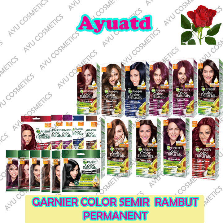 Garnier Semir Rambut warna Permanen Dan Tahan Lama | Lazada Indonesia