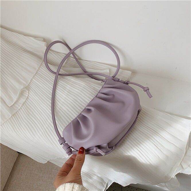 CHUUCHOP_พร้อมส่ง(C1494) 🥟 Mini dumpling bag กระเป๋าสะพายข้าง ทรงเกี๊ยว ...