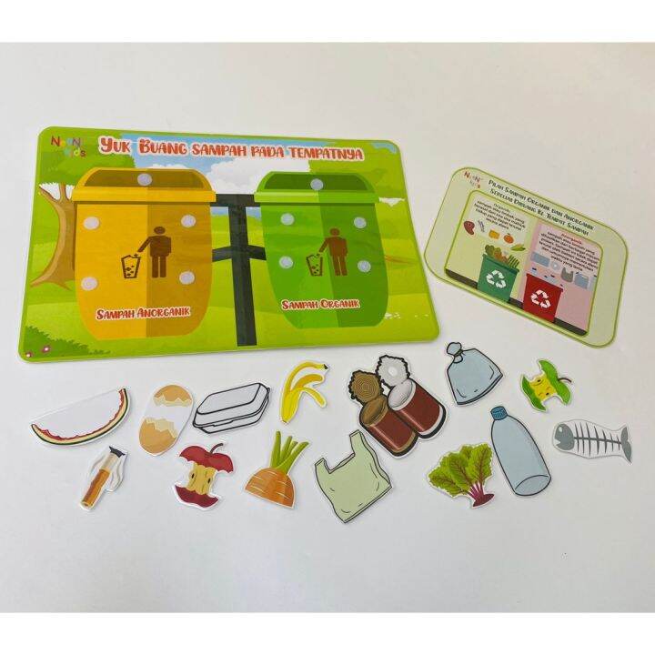 Neenkids Mainan Montessori Menempel Puzzle Edukasi Anak Paud Worksheet ...