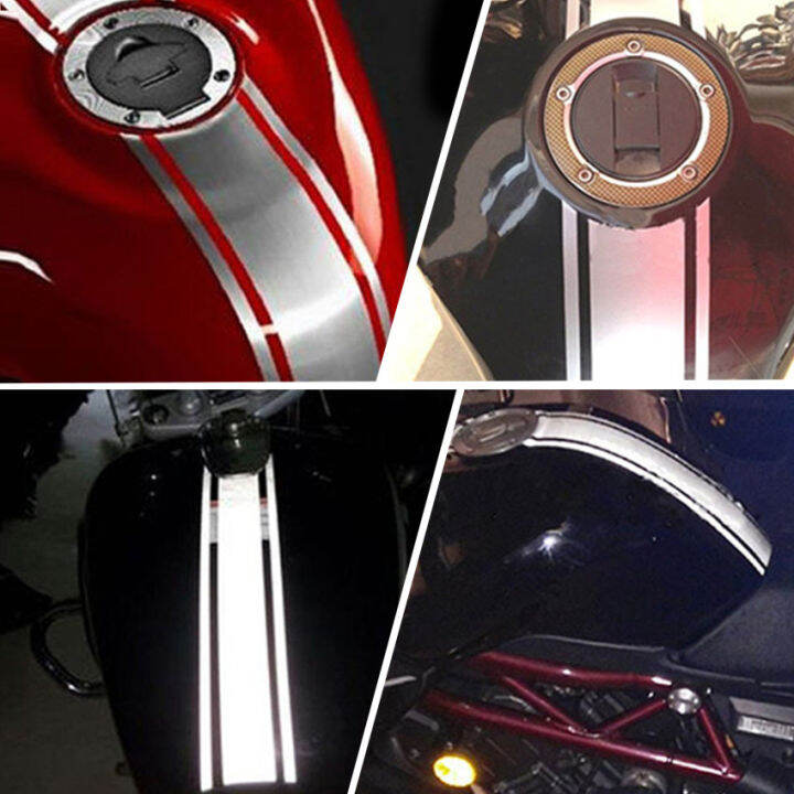 Motorcycle Stickers 1PC 50cm Motorcycle Tank Cowl Vinyl Stripe ...