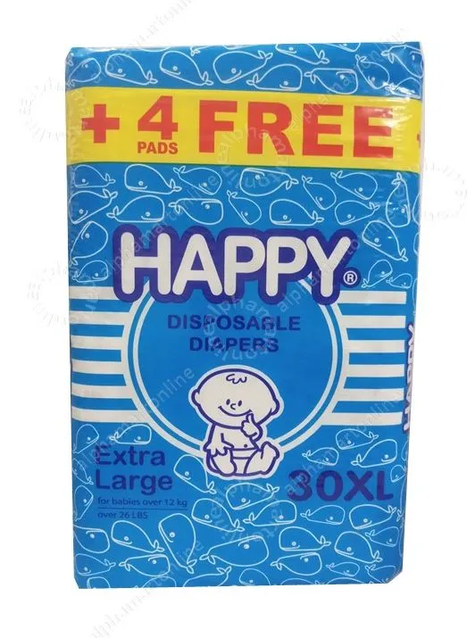 Happy Disposable Diapers XL 30s | Lazada PH