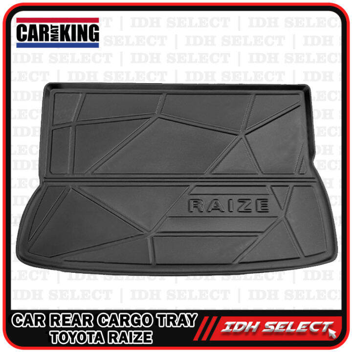 CARMATKING Toyota Raize Trunk Tray Mat 2022 | Car Cargo Rear Liner Boot ...