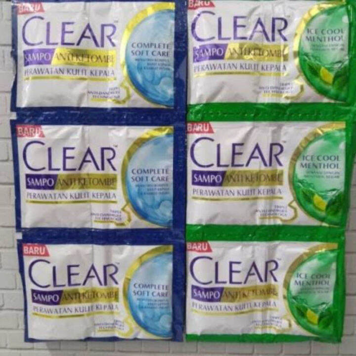 CLEAR SHAMPO sachet / Shampo Clear Renceng isi 12 Unilever | Lazada ...