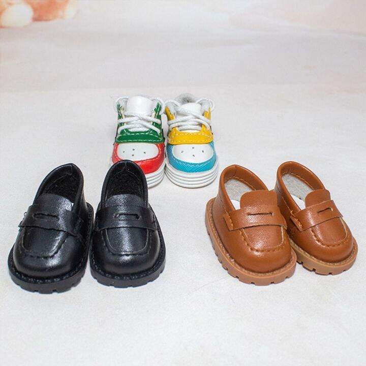 5210A 7รูปแบบ ของใหม่ ดีไอวาย สำหรับตุ๊กตา1/12 อุปกรณ์เสริมเสื้อผ้า รองเท้าตุ๊กตา20ซม. รองเท้า ...